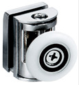 Quality OEM ODM PVC Round Shower Door Rollers 25mm Replacement Shower Door Runners for sale
