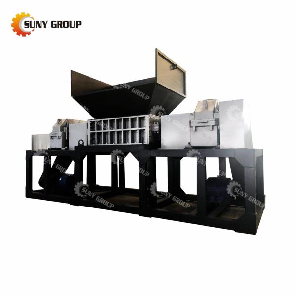 Quality Multifunctional Double Shaft Shredder for Plastic Wood Rubber Glass Metal for sale