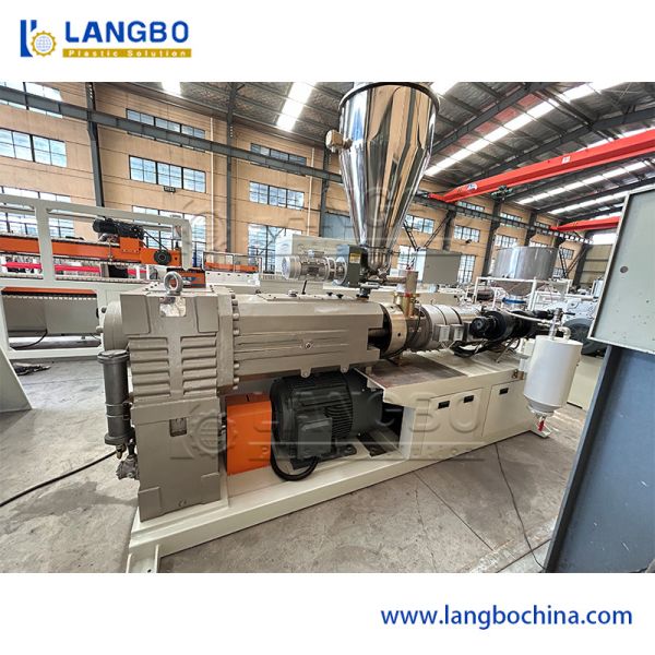 Quality Special WPC Wall Panel Production Line With Conical Twin Screw Extruder for sale