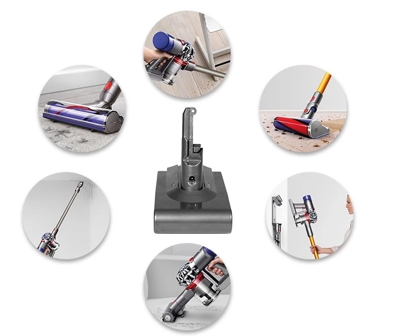 Rechargeable 21.6V 1.5ah 2.0ah 2.5ah Rechargeable Cordless Vacuum Battery Replacement for Dyson DC31 DC 34 DC35