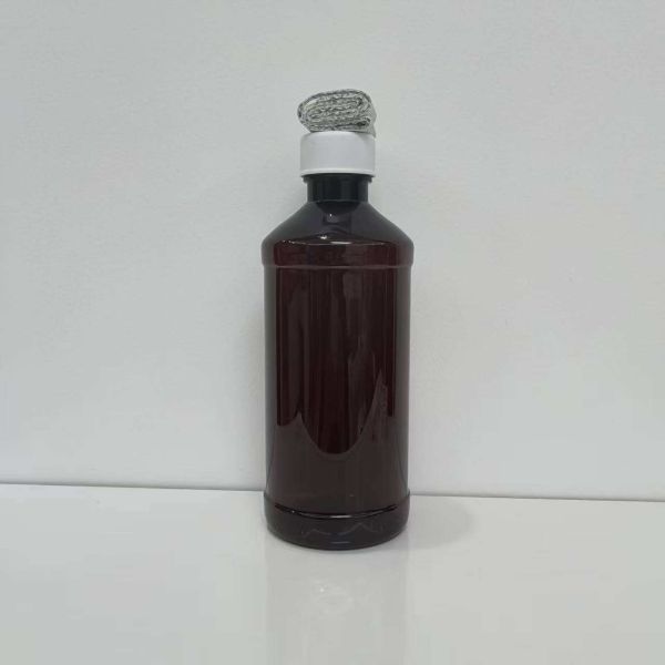 Quality 28mm Neck Size 16oz Amber Plastic Bottles Stickers Ideal for Labeling Liquid Medicine Packaging Containers for sale