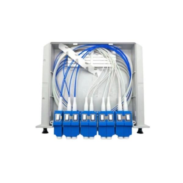 Quality LGX PLC Splitter 1x2/1x4/1x8 LC UPC SM 0.9mm PLC Fiber Optic Splitter with PP for sale