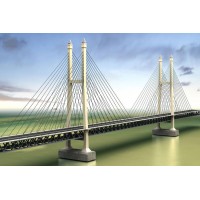 Quality Steel Truss Cable Stay Bridges Suspension With High Strength for sale