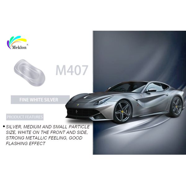 Quality Practical Metallic Silver Auto Paint Anti UV Nontoxic Silver Colour Spray For Car for sale