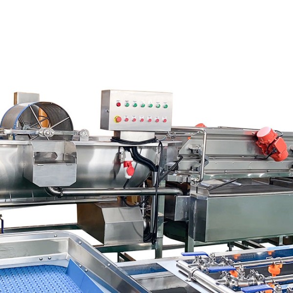 Quality Frozen Food 1000kg/H Fruit Vegetable Washing Machine for sale