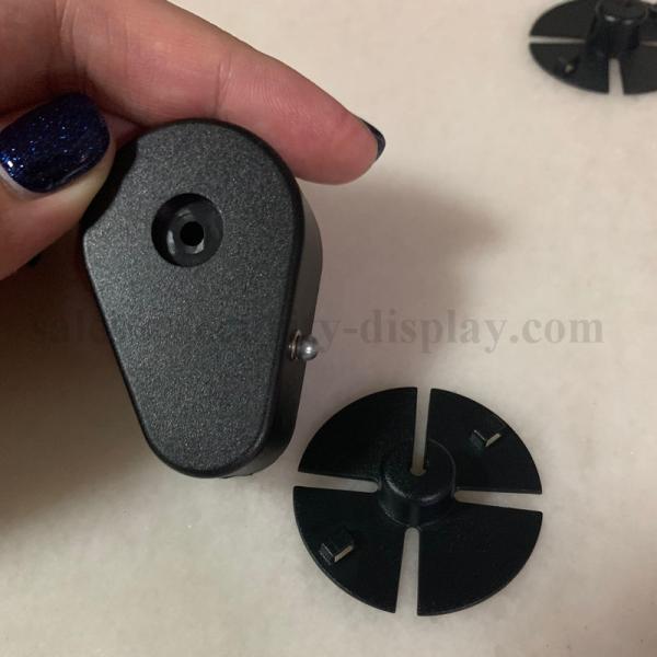 Quality Retractable DIA38mm Anti Theft Pull Box W Circular Sticky Flexible ABS Plate for sale