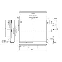 Quality 12.1 Inch Reshine High Brightness LCD Display Monitor LVDS 1024X768 for sale