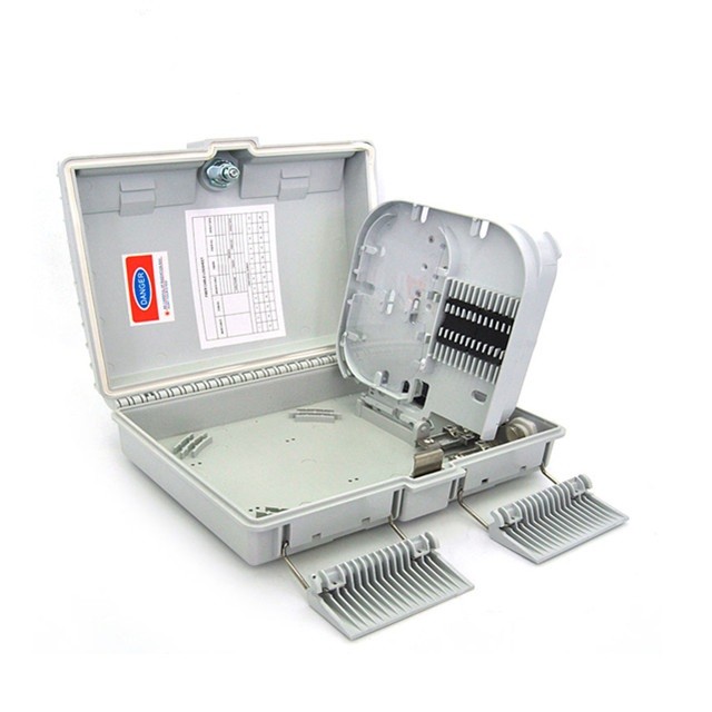 Quality 12Cores Fiber Optic Terminal Box SC/LC/FC/ST Simplex/Duplex Indoor/Outdoor for sale