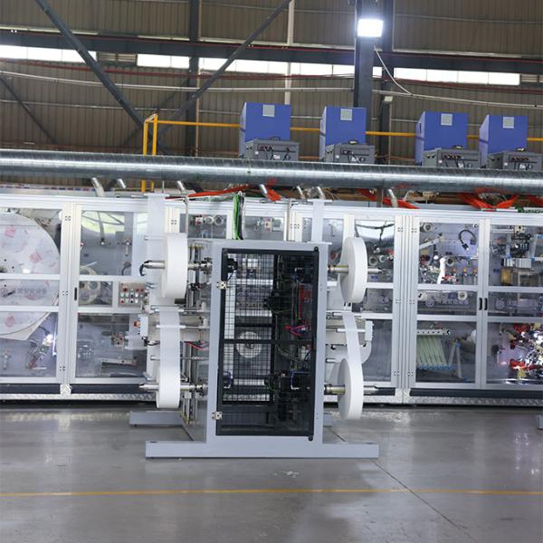 Quality High Efficiency Full Servo Menstrual Panties Making Machine with Oversea for sale