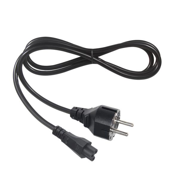 Quality CEE 77 to C5 Power Cord 6ft 10A 120V Black PVC for sale