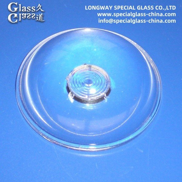 Quality OEM Optical Borosilicate Glass Led Diffusing Lens For Led Light Lens for sale