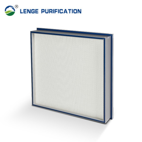 Quality H14 99.995 % Gel Sealed Mini Pleated HEPA Filter For Clean Room for sale