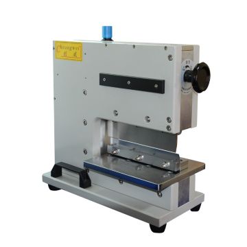 Quality PCB V-Cut Machine With Solid Iron Frame And 2 Sharp Linear Blades for sale