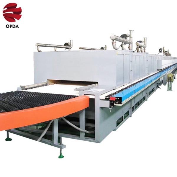 Quality Natural Gas Fuel Continuous Roller Furnaces PID Intelligent Temperature Control for sale