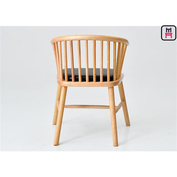 Quality Sleek Low Back Wood Restaurant Chairs for sale