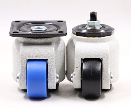 Quality 540KG Height Adjustable Castor Wheels 72mm Machine Leveling Casters for sale