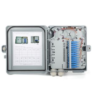 Quality ABS / PC Fiber Optic Distribution Box For LGX Optical Splitter for sale