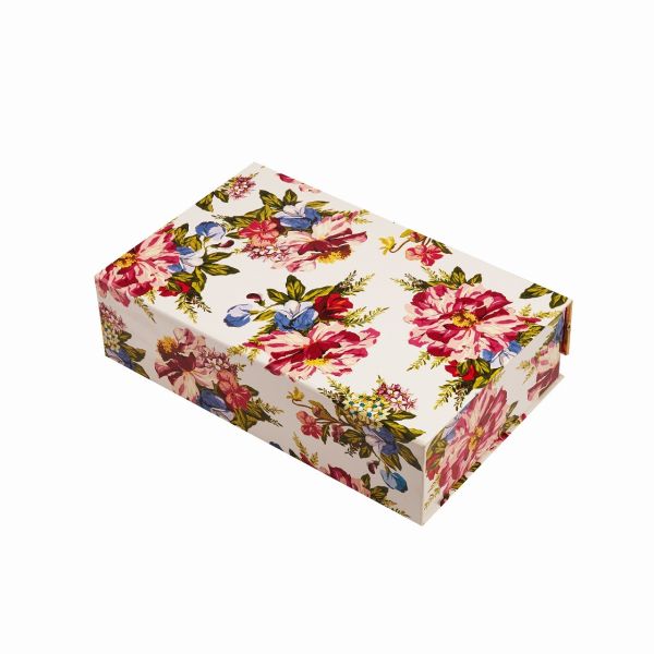 Quality Custom Luxury Flower Gift Box Magnetic Closure Rigid Packaging With Gold Logo for sale
