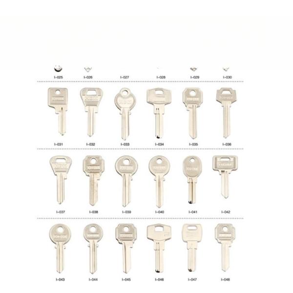 Quality Car Key Fob Compatible Magnetic Metal Door Key Plastic Blank Keys with for sale