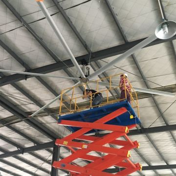 Quality 1.5KW Hvls Industrial Workshop Ceiling Fan Ventilator Air Cooler Devices for sale