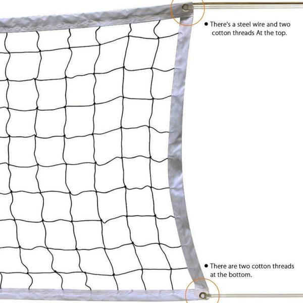 Quality 32ftX3ft Outdoor Volleyball Net for Sports Activities Adjustable Height for sale
