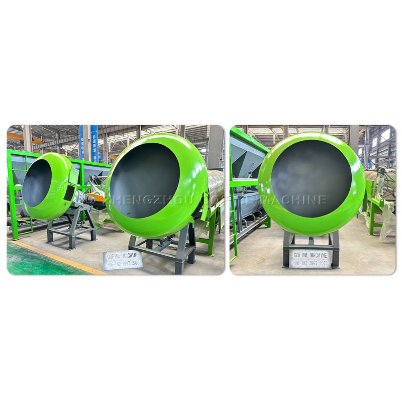 Pan Type Fertilizer Pellet Machine