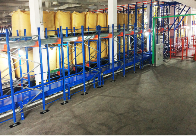Two Way Radio Shuttle Racking and Stacker Crane Floor Supported SRM Storage And Retrieval Machine ASRS Automatic Storage And Retrieval System