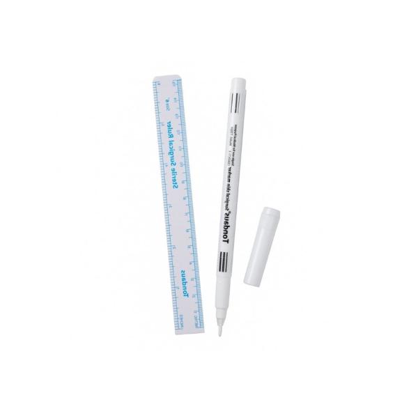 Quality White Waterproof Plastic Ink Surgical Marker For Tattoo Permanent Makeup Pen for sale