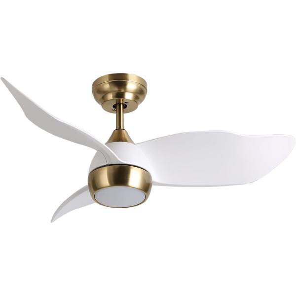 Quality Smart White Ceiling Fan With 6 Adjustable Speeds and Voice Control for sale