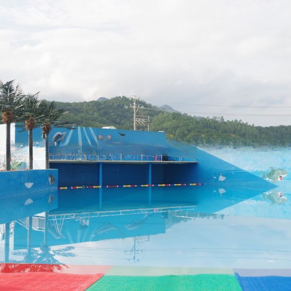 Quality Air Blast Type Large Swim Wave Pool Machine Environmental Friendly for sale