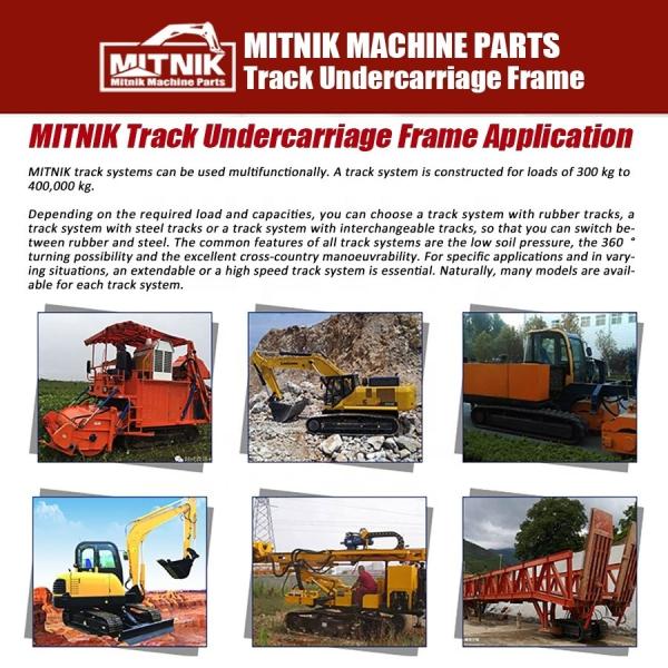 Quality OEM Rubber Tracked Chassis for Paver Side Undercarriage Frame and Top Performanc for sale