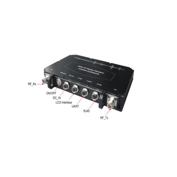 Quality H.265 FDD IP Radio Modem COFDM Video Transmitter For Tactical Communication System for sale
