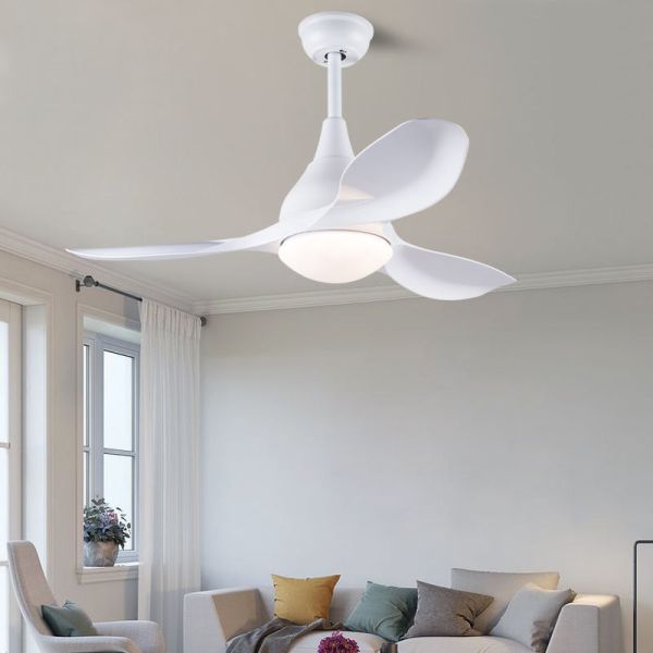 Quality ABS Fan 42/52 Inch Modern Design Ceiling Fan With Lamp Remote Control 3 Blades Ceiling Fan Lights Ventilador De Techo for sale