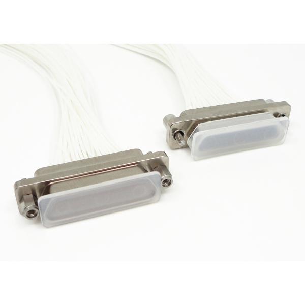 Quality Straight Receptacle Micro-D Rectangular J30J Series 51 Pin Connector For Cables for sale