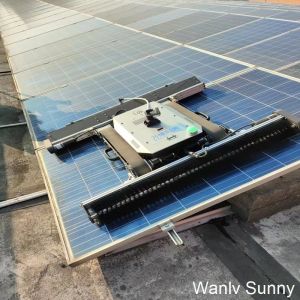 Quality Electric Solar Panel Cleaning Robot Anti-Falling Control and Maintenance for sale