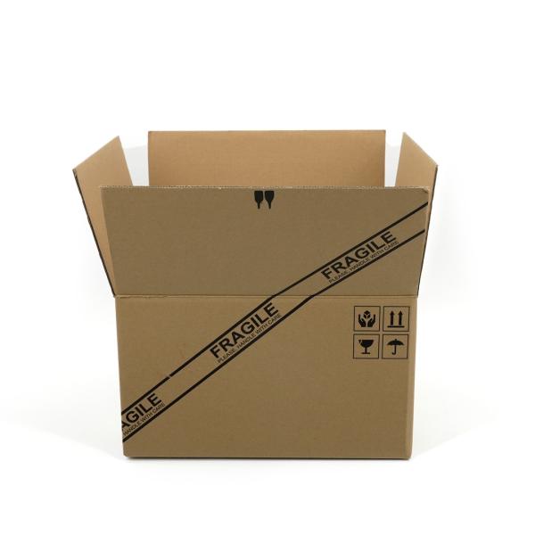 Quality Custom Logo Folding Corrugated Board Box Cardboard Moving Packing Boxes for sale