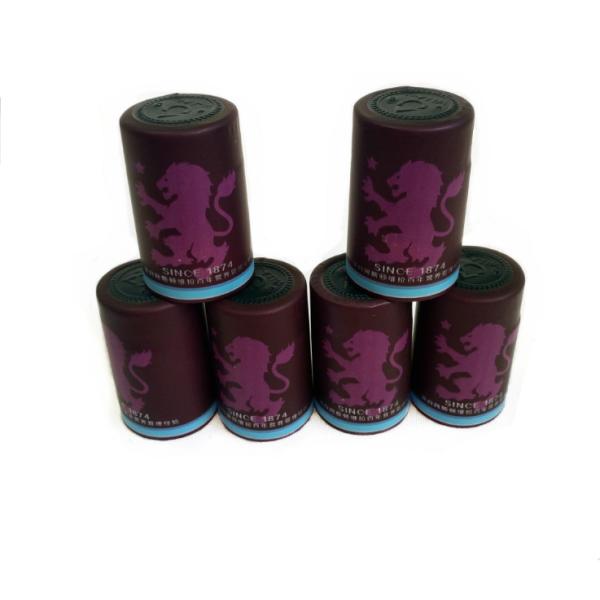Quality Plastic PVC Custom Color Wine Bottle Shrink Caps Seals dustproof for sale