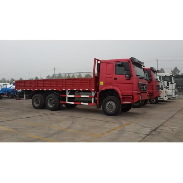 Quality 40 Ton Howo Cargo Truck , Sinotruk Howo 6x4 Cargo Chassis Truck for sale
