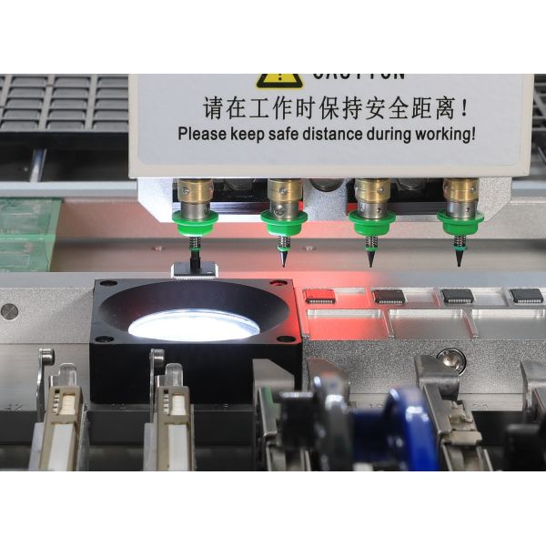 Quality 400W Desktop SMT Mounting System with 4 Nozzles and 0.015mm Control Accuracy for sale