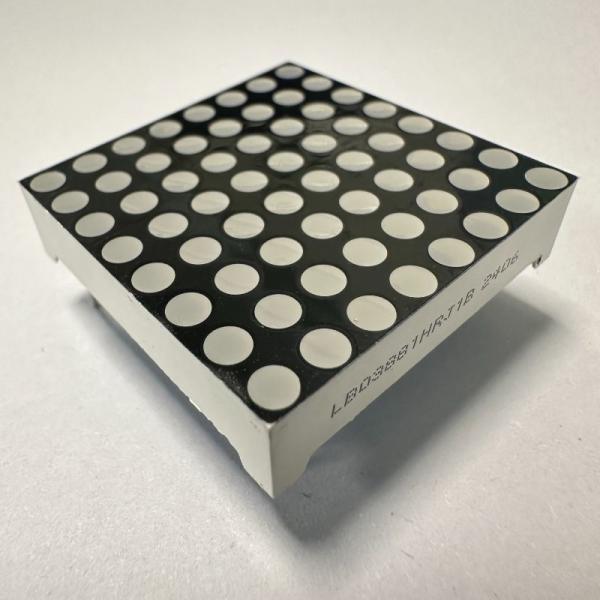 Quality Common Anode Stabler Performance 3mm 8x8 Dot Matrix LED Display Bi-Colour Red for sale