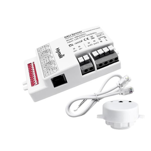 Quality DALI-2 D4i microwave motion sensor, integrated switchable DALI-2 bus power for sale