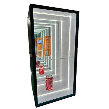 Quality DC12V/AC110-220V Voltage Infinity Mirror Abyss Display Cases for Your Store for sale
