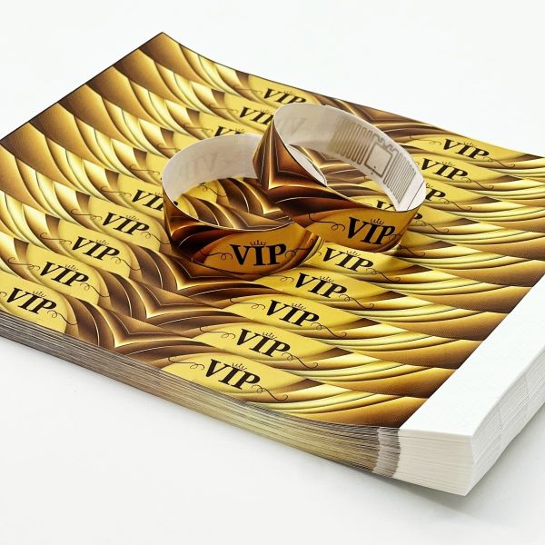 Quality Events Party Usage Scenarios Custom Logo Printed RFID Wristbands with NFC for sale