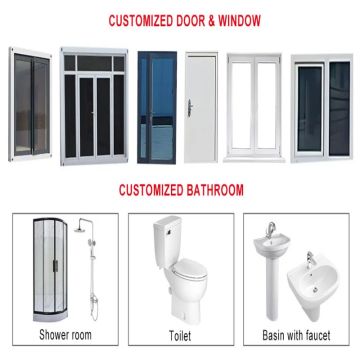 Quality Customized Color Mini 20ft Container House for Office Workshop Warehouse for sale