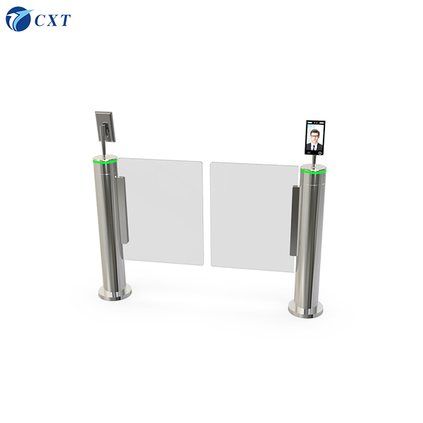 Quality Cylindrical Swinging Access Gates AI Smart For School Hotel Park 140s for sale