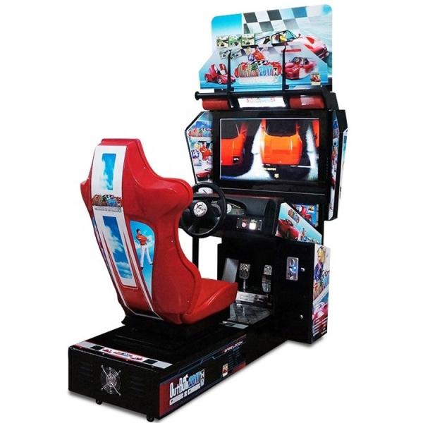 Quality Reliable 32LCD Racing Car Game Machine Speed Racer Arcade Machine 250W for sale
