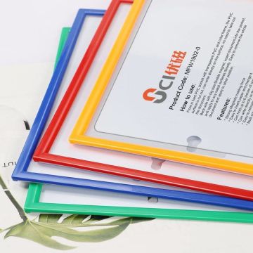 Quality UCI Magnetic File Pocket Holder Document Display Frame Writable for sale