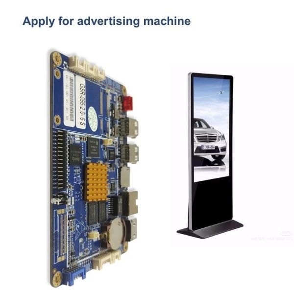 Quality RTC Blue Arm Single Board Computer 10MHZ/100MHZ With LVDS Video Output for sale