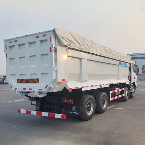 Quality Shacman X3000 8X4 U Shape Dump Truck Automatic Left Normal Seats for sale