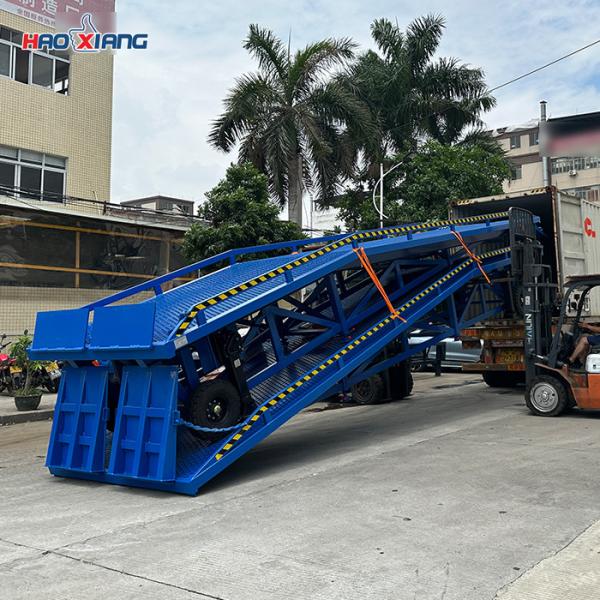 Quality 10T Portable Loading Dock Ramps Mobile Yard Ramp For Warehouse for sale